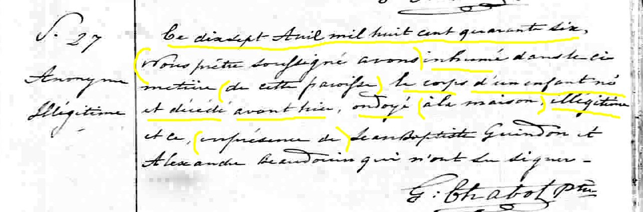 Tutorial 6: Examining French Death & Burial Records - Making French ...