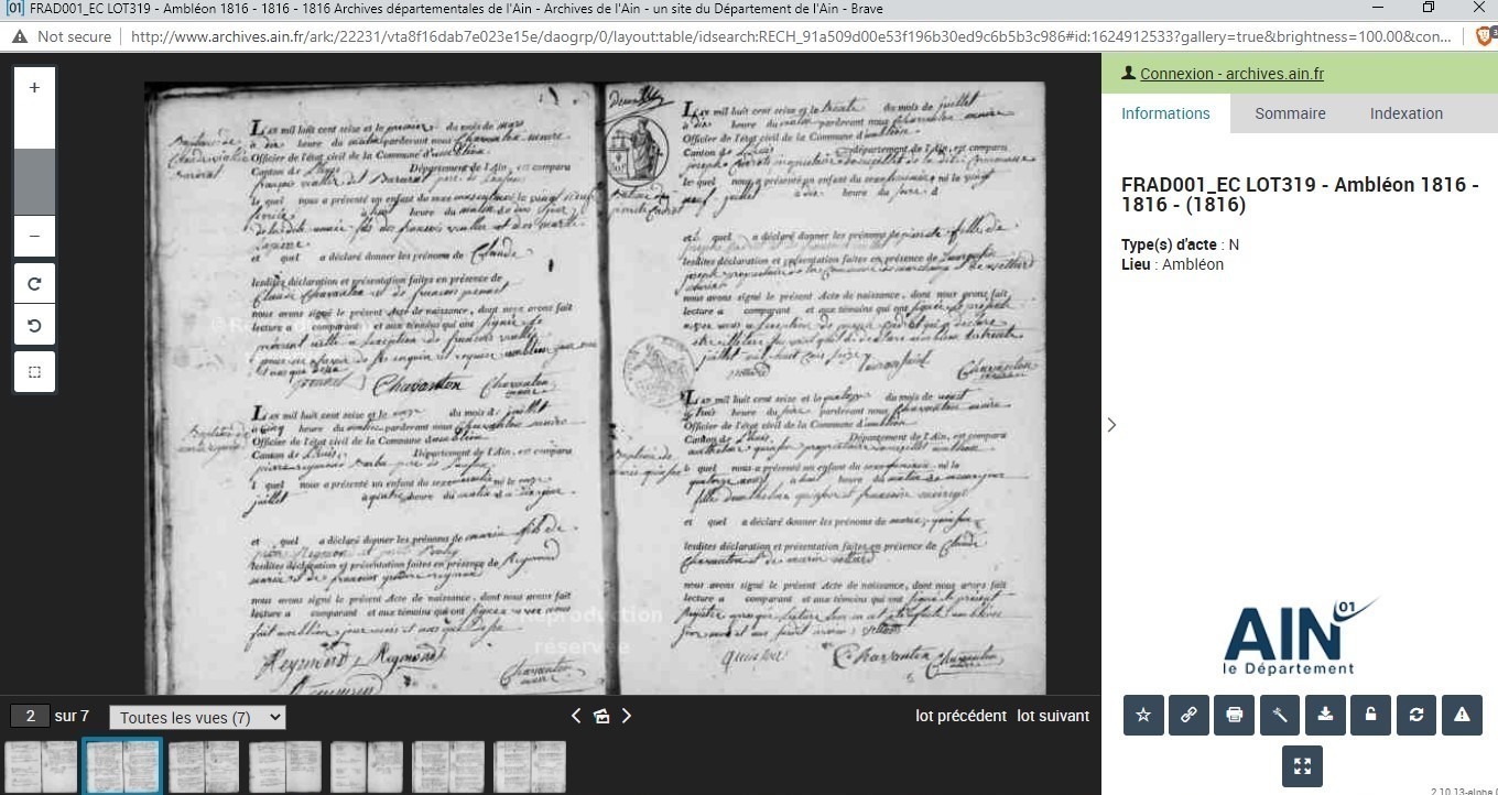 How To Navigate Through the Online Archives of France - Making French ...