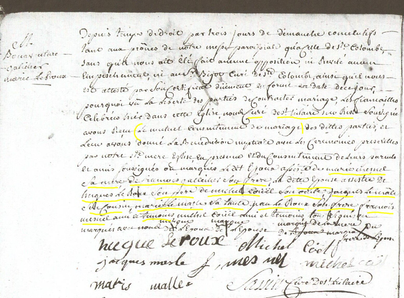 Tutorial 5: Examining French Marriage Records - Making French Genealogy ...