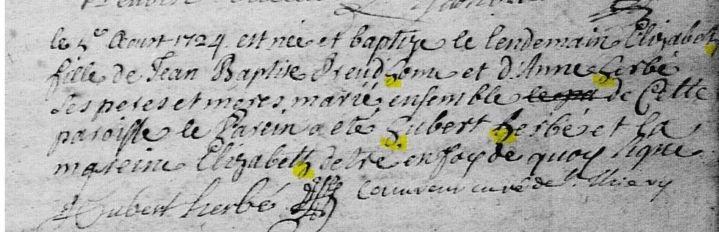 Examining the French Cursive Letter H - Making French Genealogy Easier