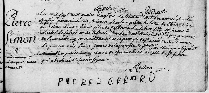 Examine French Vital Record’s Margin Annotations - Making French ...